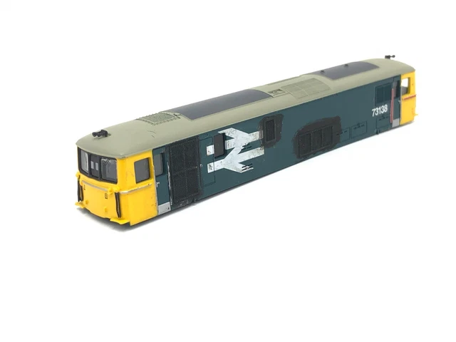 BODY & LIGHTS ONLY Dapol N Gauge Diesel Locomotive - Class 73 73138 BR ...