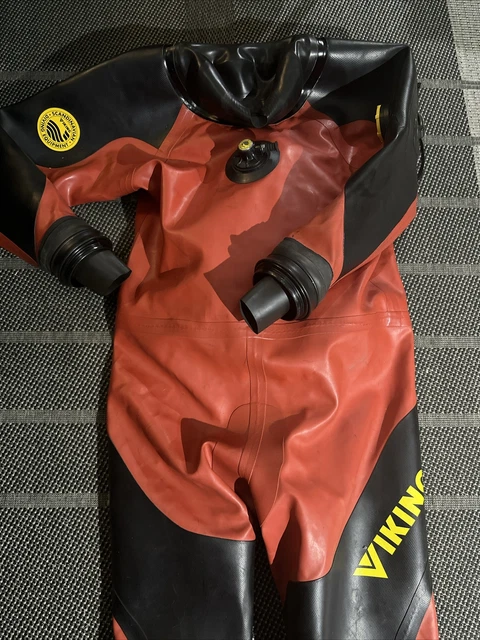 VIKING DRYSUIT DRY Suit Rubber Suit with Rubber Boots £428.33 - PicClick UK