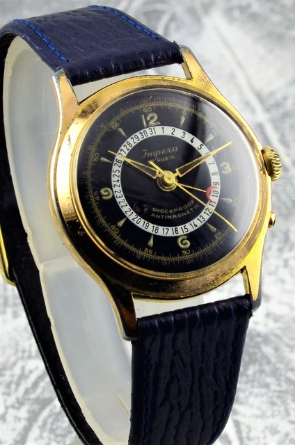 VINTAGE İMPERA POINTER Swiss Made Handwinding Movement Men Wirst Watch ...
