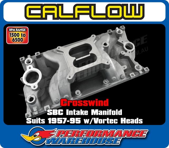 CROSSWIND VORTEC HEAD SBC Dual-Plane Intake Manifold, EGR, HI PERF ...