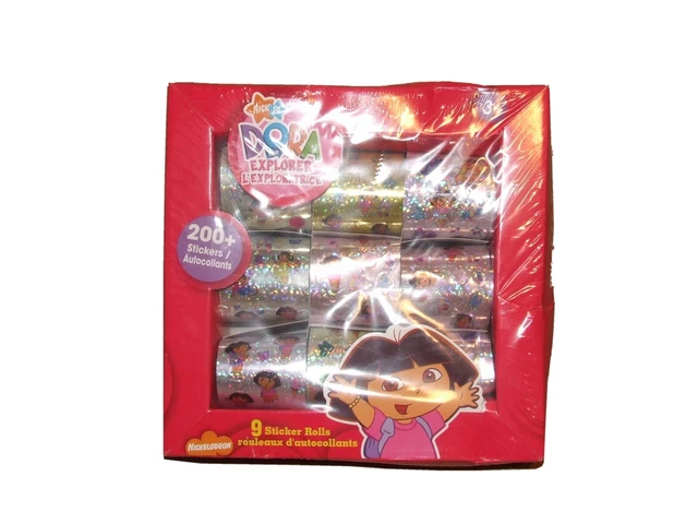 DORA THE EXPLORER Sticker Rolls 9 Rolls In Pack Age 3+ Children ...