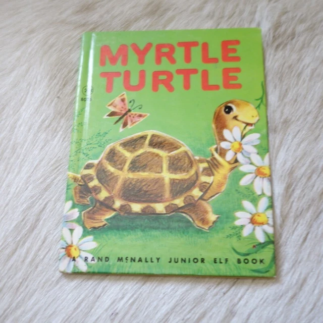 DIANE SHERMAN MYRTLE Turtle Book Vintage Rand McNally Junior Elf Book ...