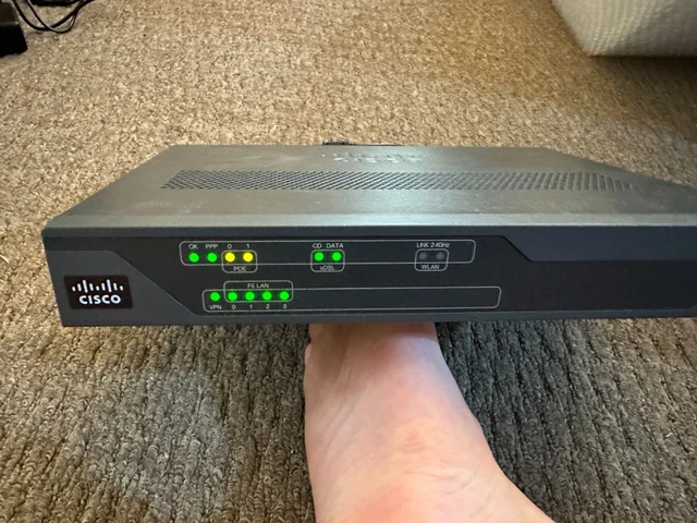 CISCO 887VAW INTEGRATED Services Router C887VA-W-A-K9 V01 $45.00 ...