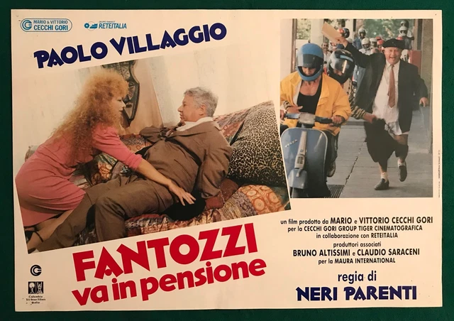 FOTOBUSTA ORIGINALE Cinema Fantozzi Va In Pensione Paolo Villaggio EUR 7,00 - PicClick DE