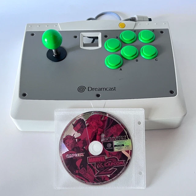 SEGA DREAMCAST ARCADE Stick HKT-7300 Controller Marvel VS Capcom 2 ...