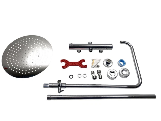 KIT DE DOUCHE Gorbach D30 CP avec mitigeur thermostatique chrome ...