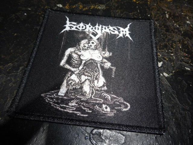 PATCH AUFNÄHER KUTTE Battle Jacket Black Death Heavy Thrash Speed Dsbm ...