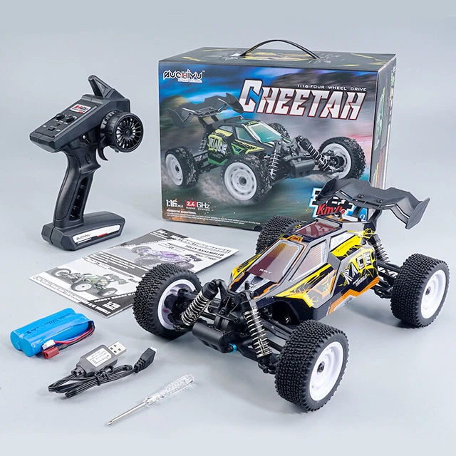 SCY CHEETAH RC Car Buggy 1/16 Scale like FTX MJX HBX Complete with 2S ...