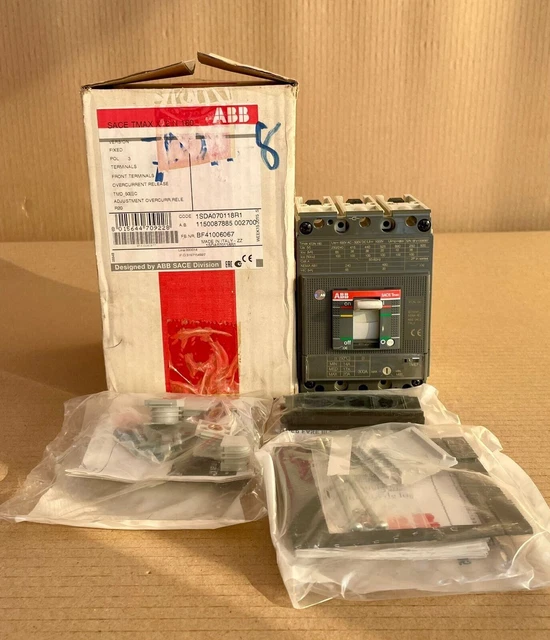 ABB SACE TMAX XT2N 160 Disjoncteur 3 Pôles 20 Ampères 1SDA070118R1 #NEW EUR 170,23 - PicClick FR