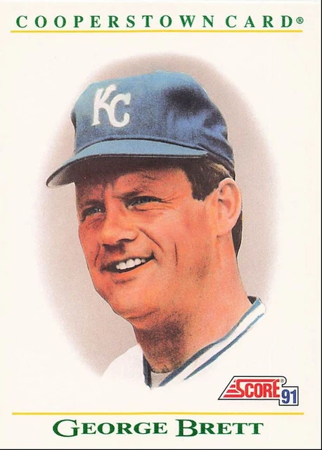 1991 SCORE COOPERSTOWN George Brett Kansas City Royals #B5 EUR 2,20 ...