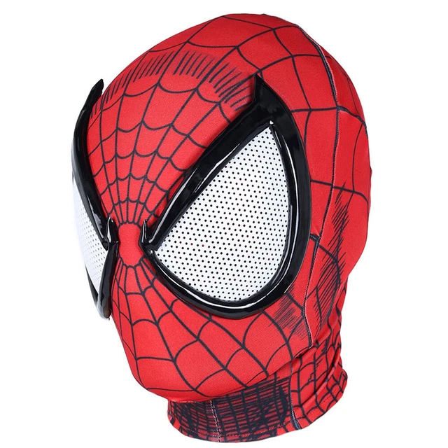 UPGRADED ULTIMATE SPIDER-MAN Mask Spiderman Costume Cosplay Halloween ...