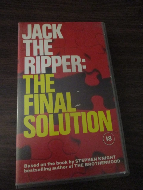 JACK THE RIPPER the Final Solution VHS Video Tape (NEW) £14.99 - PicClick UK