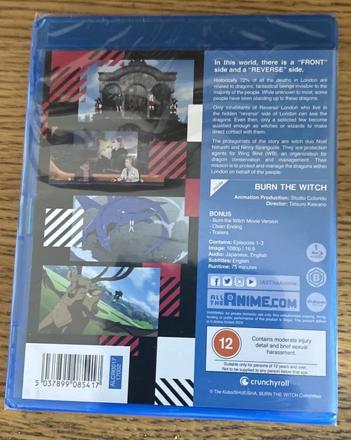 BURN THE WITCH Complete Series (Blu-ray) New £9.99 - PicClick UK