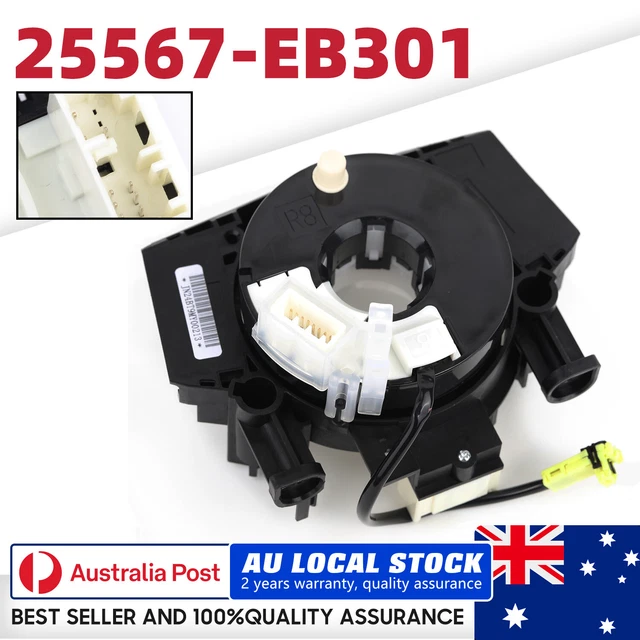 STEERING WHEEL CLOCK Spring Fit NISSAN X-Trail Non-Cruise Control 2007 ...