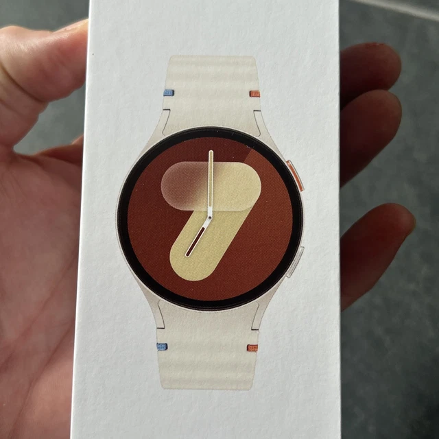 SAMSUNG GALAXY WATCH7 40mm Case CREAM Band GPS NEW £102.62 - PicClick UK