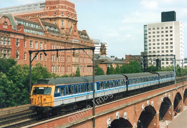 RAILWAY PHOTO 6X4 Class 305 EMU 305510 Manchester Oxford Rd 25/6/92 £2. ...