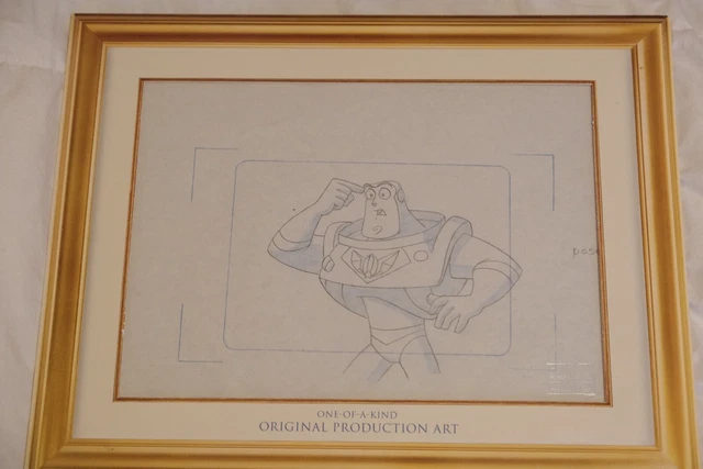 DISNEY/PIXAR &BUZZ LIGHTYEAR of Star Command" Animation Art Drawing ...