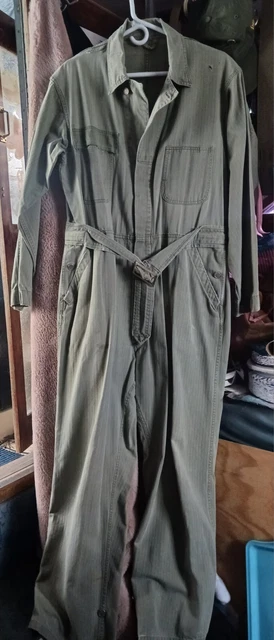 WW2 US ARMY Original Named Coveralls Special OD Sz L £188.81 - PicClick UK