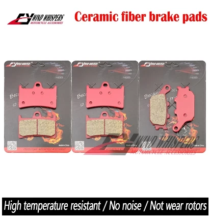 FOR YAMAHA FZ6 Fazer MT07 YZF R6 R7 MT-09 Tracer Ceramic Front Rear ...