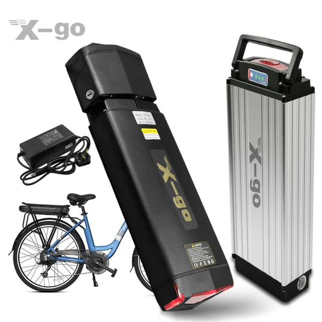 X-GO 48V 20AH 36V 13Ah LED Rear Rack Lithium Battery for Electric ...