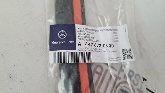 ORIGINAL MERCEDES W447 V-Klasse Abdichtschiene 50 cm Sealing Rail ...