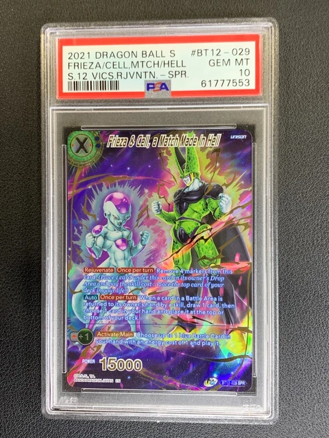 DRAGON BALL SUPER DBS Frieza & Cell, a Match Made in Hell BT12-029 SPR PSA 10 $77.77 - PicClick CA