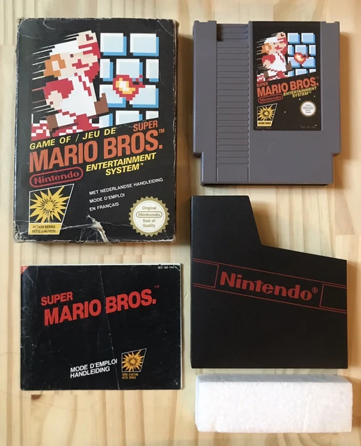 SUPER MARIO BROS Nintendo NES Pal FAH Complet EUR 79,90 - PicClick FR