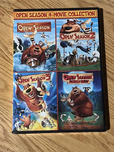OPEN SEASON 4-MOVIE Collection DVD Set Family Animation Comedy ...