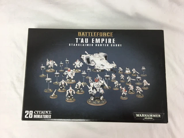 WARHAMMER 40K BATTLE Force Tau Empire Starclaimer Hunter Cadre £122.00 ...