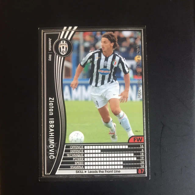 CARTE PANINI WCCF 2005-06 Zlatan Ibrahimovic Juventus FC 222/336 EUR 6,90 - PicClick FR