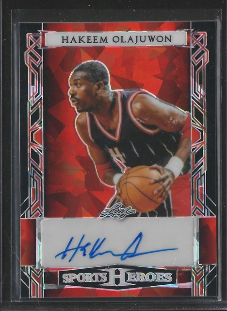 2024 LEAF SPORT Heroes Hakeem Olajuwon Auto #/3 EUR 7,07 - PicClick FR