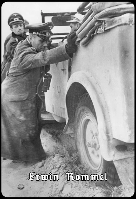 BLECHSCHILD 20X30 FELDMARSCHALL Erwin Rommel Afrika Korps Wüstenfuchs ...