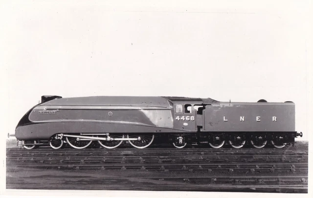 ORIGINAL PRESS PHOTO Train Locomotive Mallard No.4468 1930s image 27.9. ...