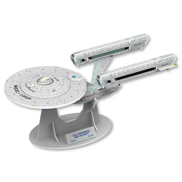 QUANTUM MECHANIX QRAFTWORKS Star Trek USS Enterprise NCC-1701 Refit ...