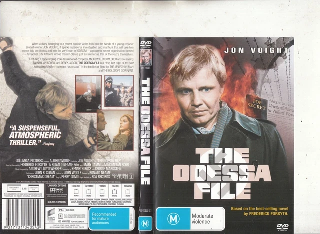 THE ODESSA FILE-1974-[JON Voight]-Columbia Pictures-Movie CP-DVD $25.00 ...