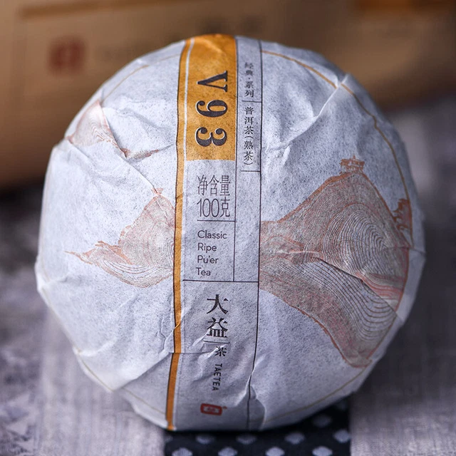 500G TAETEA V93 Puer Shu Tea Classic Ripe Pu'er Tea Tuocha Pu Erh Tea EUR 50,22 - PicClick FR
