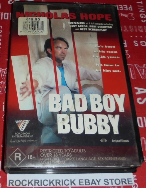 BAD BOY BUBBY Vhs Tape Rare (Nicholas Hope) Rated R18+ Roadshow $62.50 - PicClick AU