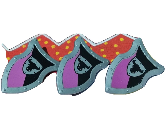 PLAYMOBIL X3 ESCUDOS ESCUDO CABALLEROS MEDIEVALES TAURUS MEDIEVAL 4435 ...