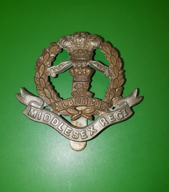 WW2 THE MIDDLESEX Regiment British Army Cap Badge £6.49 - PicClick UK