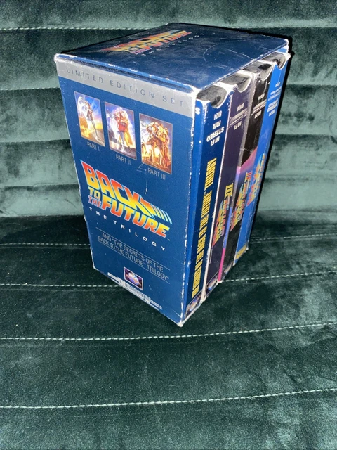 BACK TO THE Future VHS Trilogy Limited Edition Box Set Filming Secrets MCA Nice! £36.21 ...
