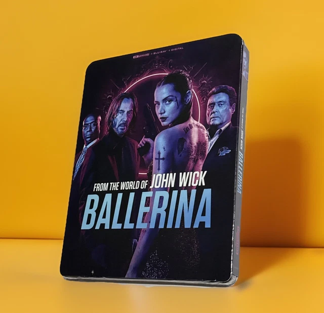 BALLERINA (4K UHD, Blu-Ray & Digital, 2025) w/ Slipcover John Wick Spinoff $66.61 - PicClick CA