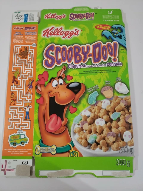 KELLOGGS SCOOBY DOO Cinnamon Cereal Box (empty) 360g EUR 17,95 ...