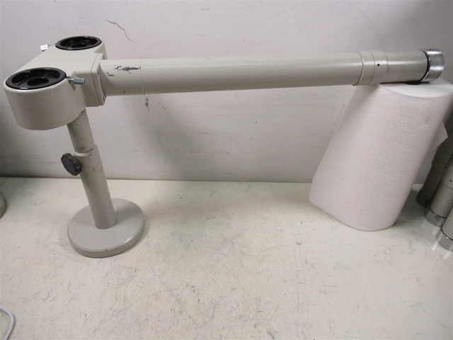 NIKON MICROSCOPE DUAL Multi-Head Lab Teaching Extension Tube Arm & Base ...