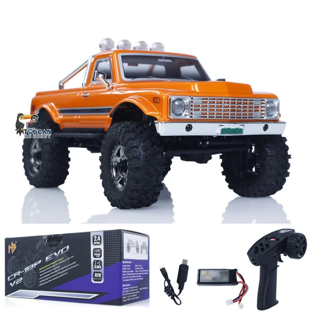 HOBBYPLUS 1/18 4*4 RC Rock Crawler Convoy 2Speed Electric Off Road ...