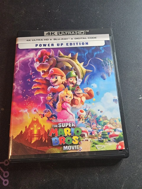 THE SUPER MARIO Bros Movie: Power Up Edition 4K Ultra HD & Blu Ray £3. ...