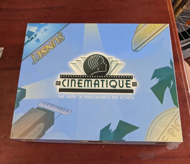 CINEMATIQUE MOVIE BOARD game very rare, 100% complete very good ...