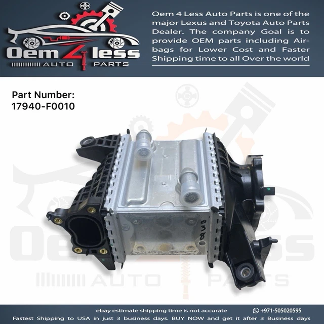 TOYOTA GRAND HIGHLANDER 2025 Intercooler / Charge Air Cooler OEM 17940 ...