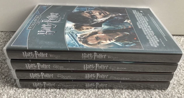 HARRY POTTER DVD Complete Collection Years 1 - 7 - 8 Film DVD Bundle in 4 Cases EUR 12,88 ...
