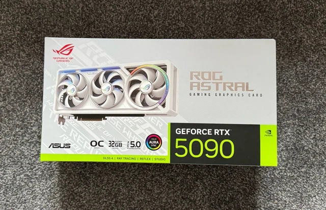 BOX ONLY ASUS GeForce RTX 5090 ROG Strix white BOX ONLY £100.00 ...