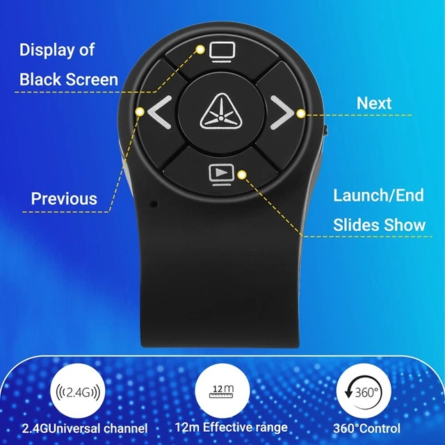PRESENTER 2.4G Finger Remote PowerPoint PPT Slides Clicker Pen5741 $27. ...